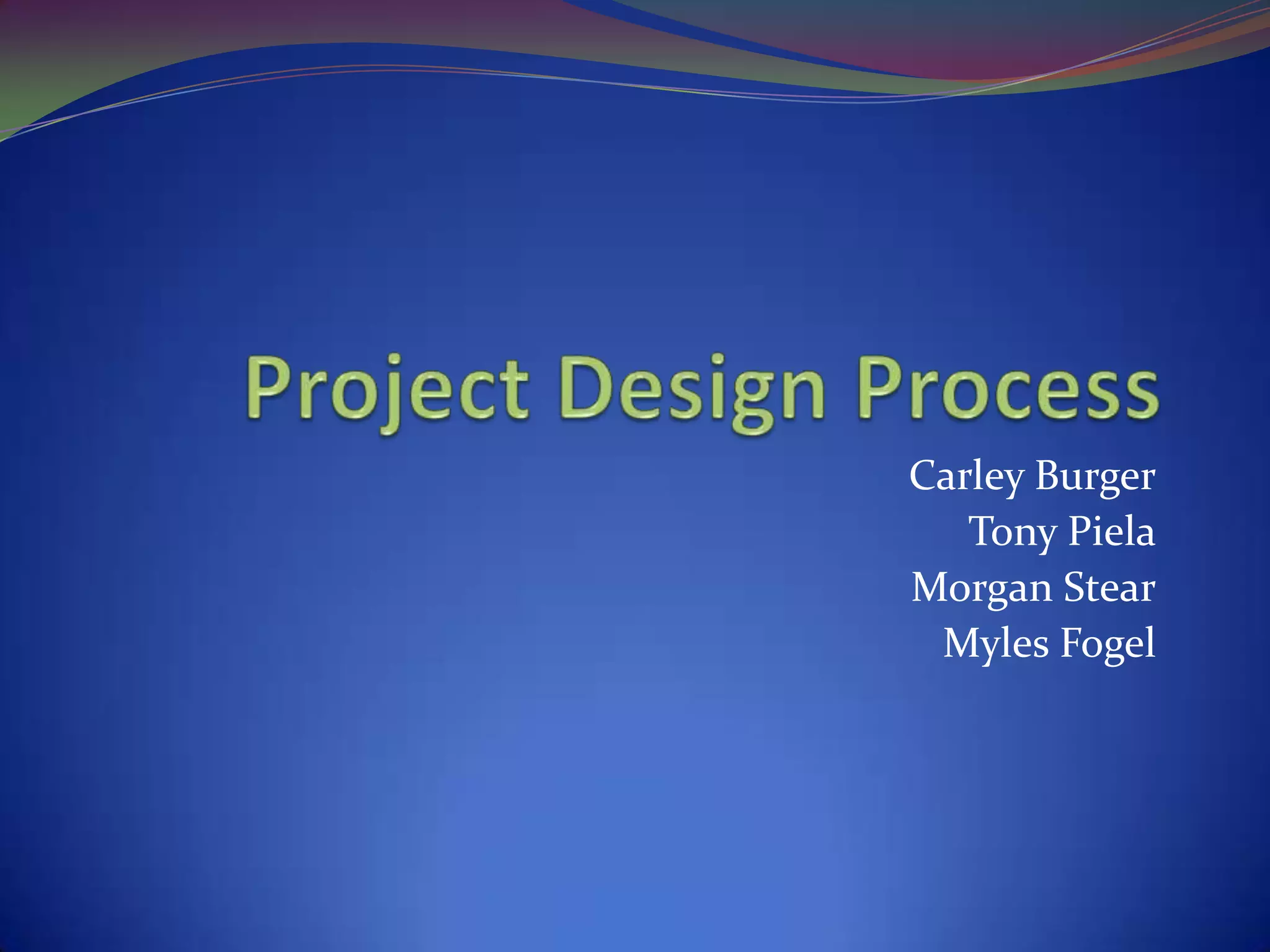Project design process | PPT
