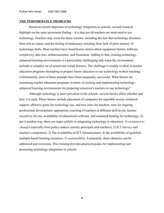 Wini's Technology Project Design for Education | DOC