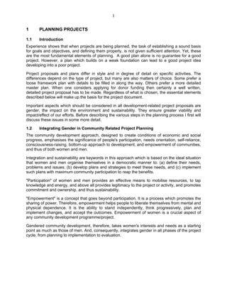 Project development and planning | PDF