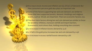 Investment in gold: a study | PPTX