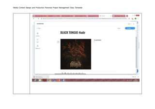 Project diary | DOCX