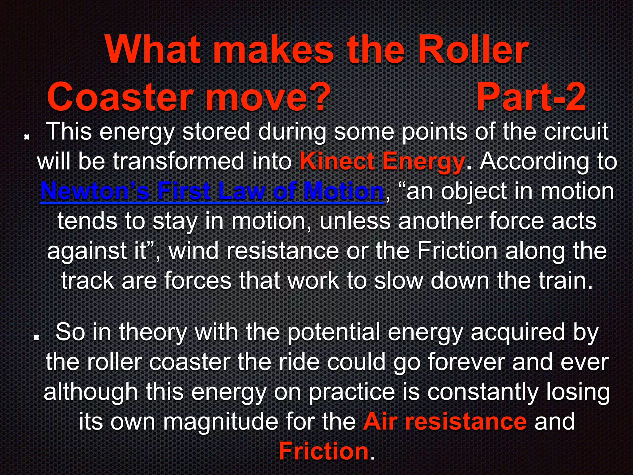 Final Project Differential Equations - Roller Coaster | PPTX