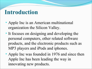 strategic management of apple inc. | PPT