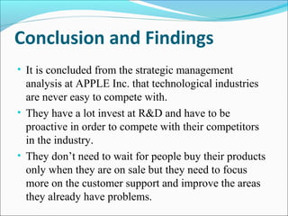 strategic management of apple inc. | PPT