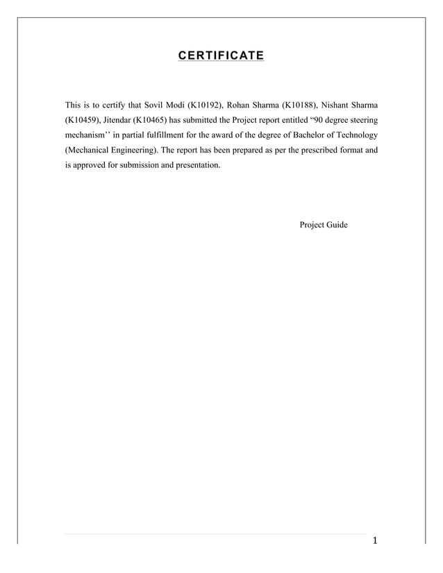 90 degree steering system | PDF