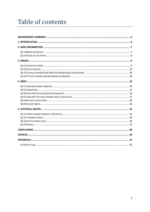 QL Hotels project group 12