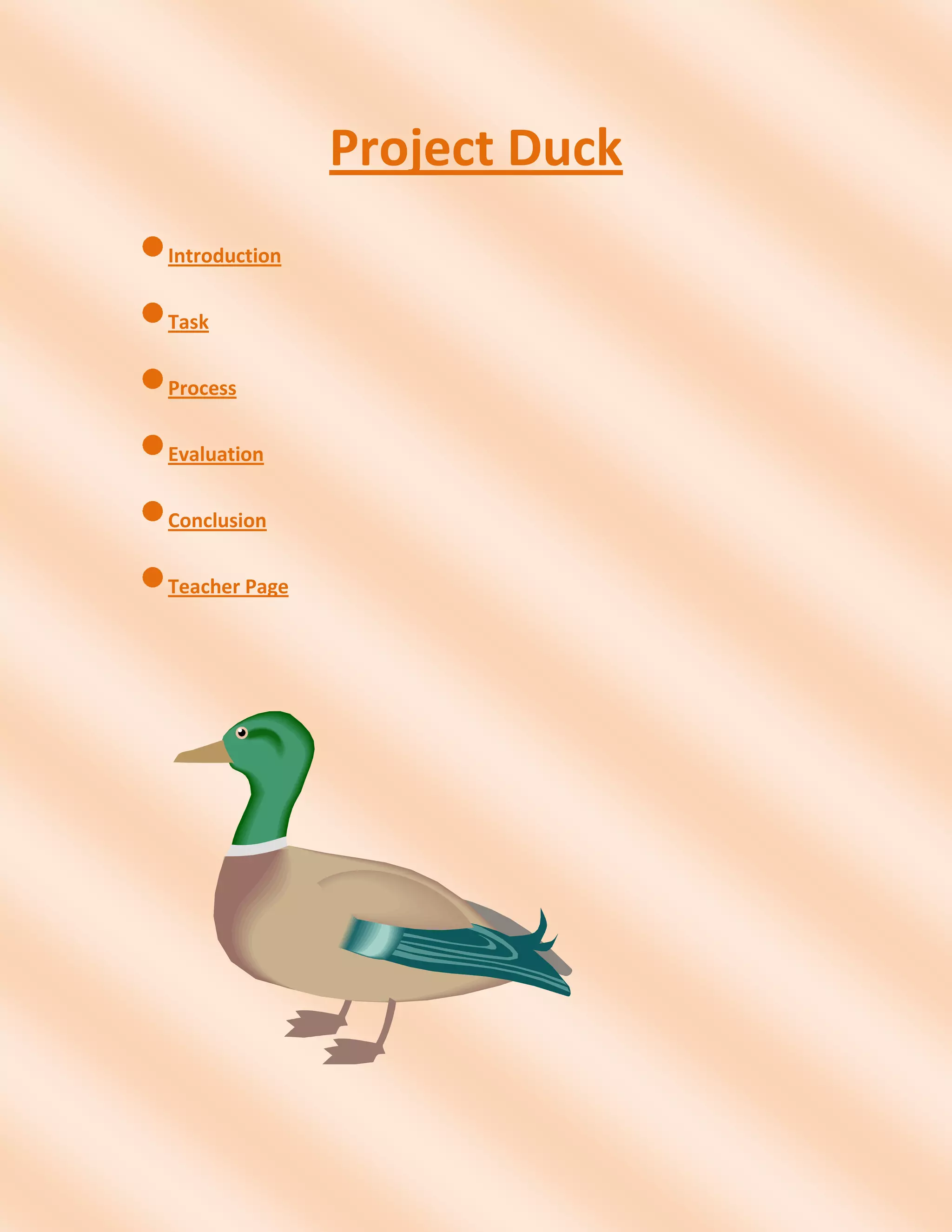 Project duck | DOCX