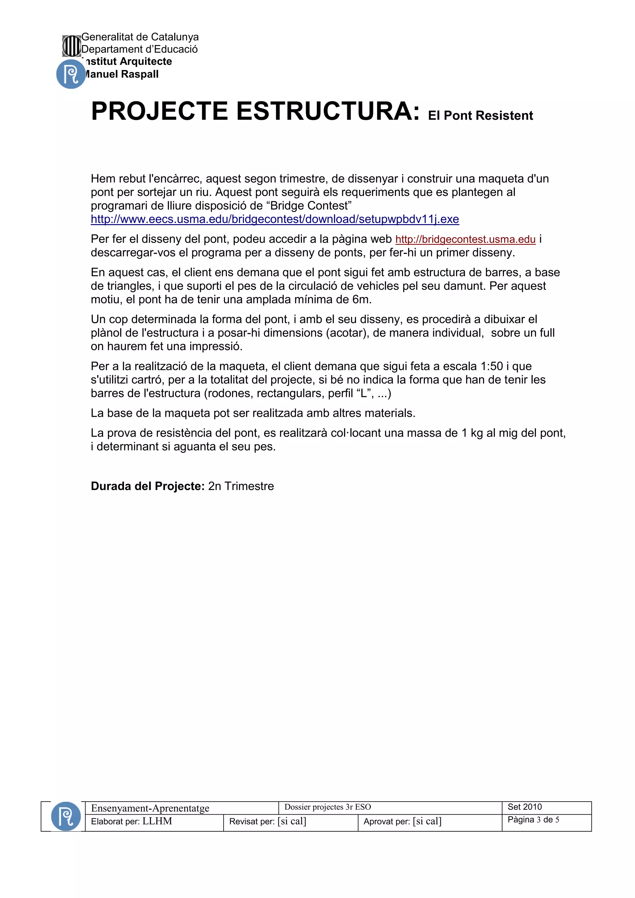 Projecte 3r eso 2n trimestre | PDF