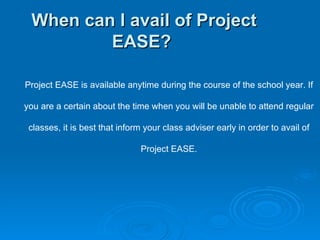 Project ease power point | PPT
