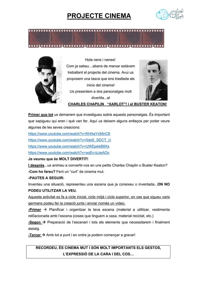 Projecte cinema | PDF