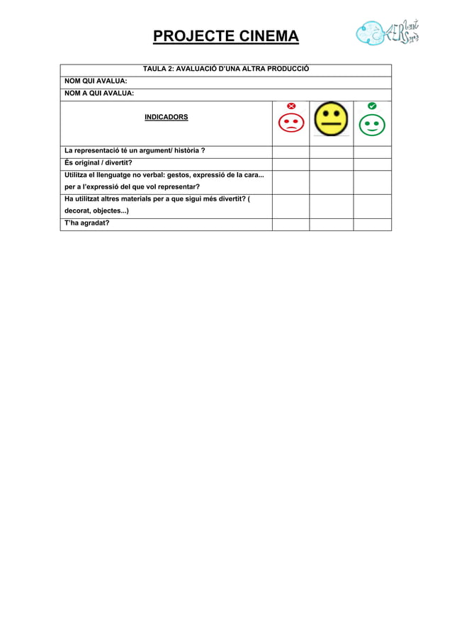 Projecte cinema | PDF