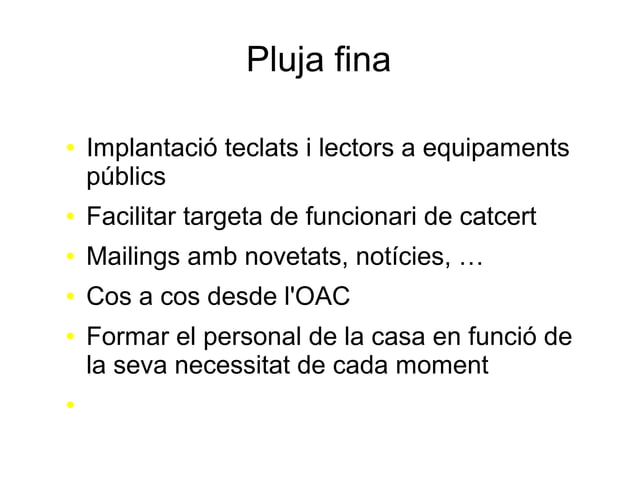 Projecte comunicació oavc certificat digital | ODP