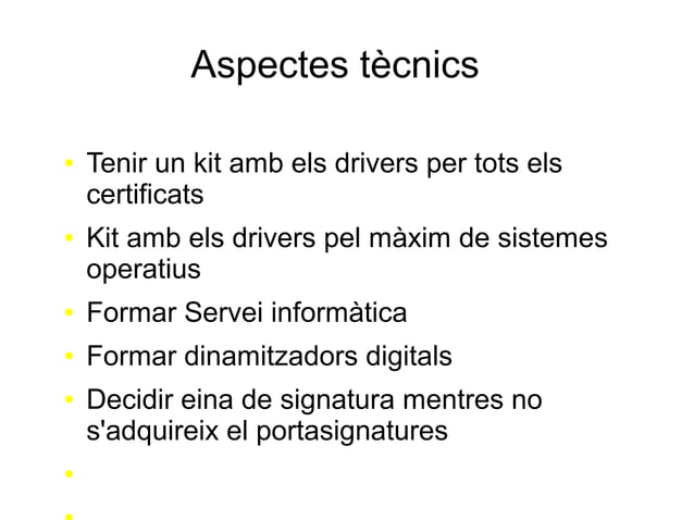 Projecte comunicació oavc certificat digital | ODP