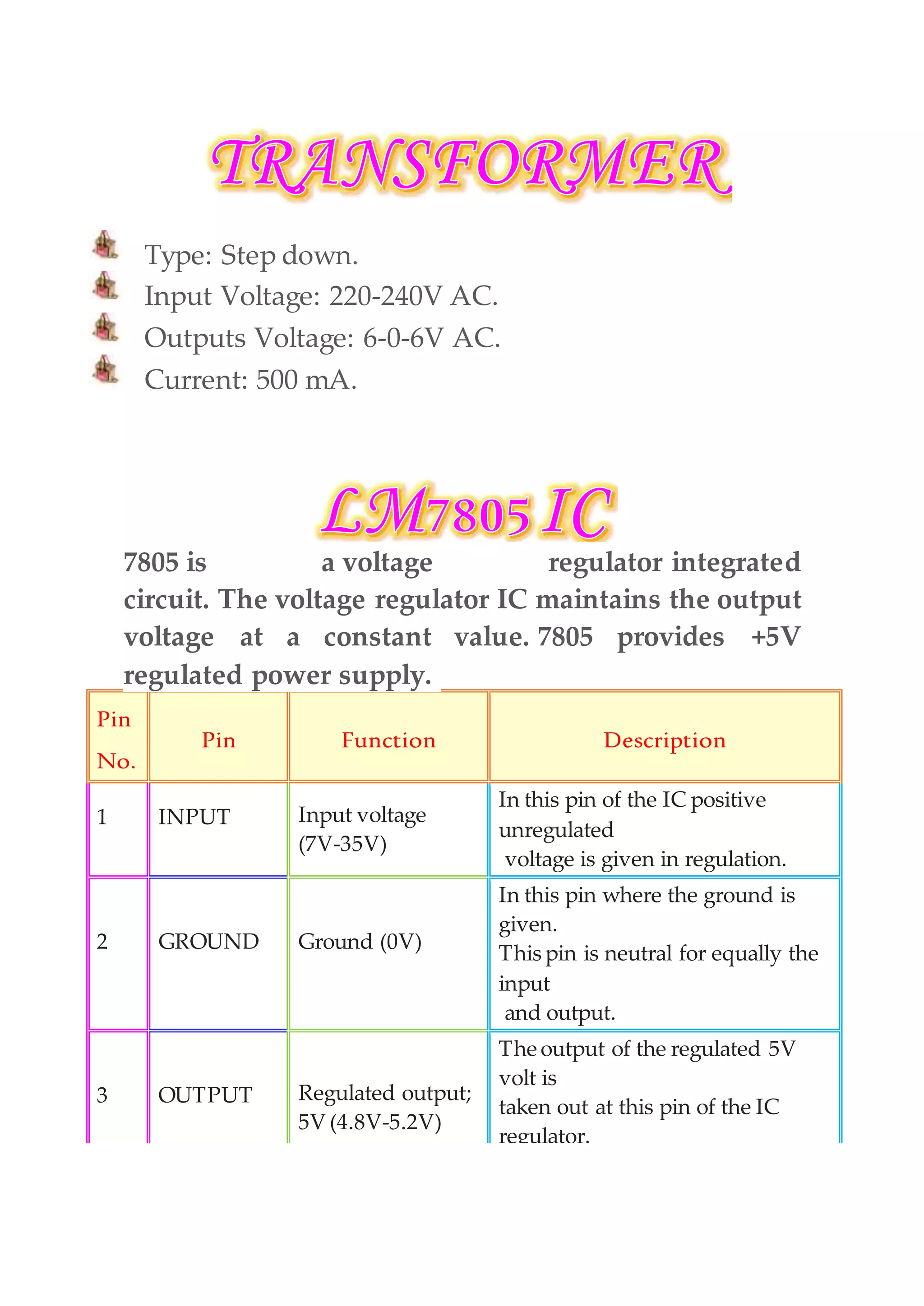 Automatic street light using LDR and Transistor | DOCX