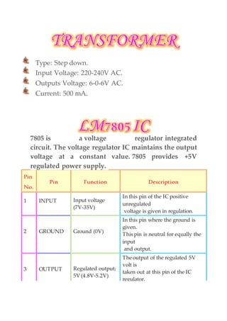 Automatic street light using LDR and Transistor | DOCX