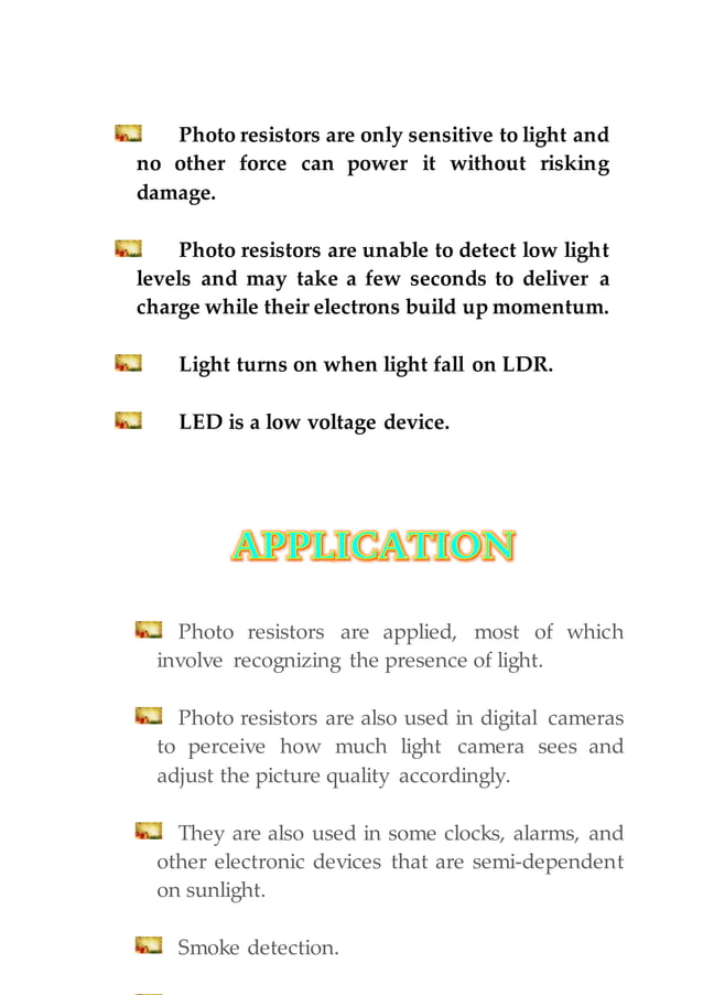 Automatic street light using LDR and Transistor | DOCX