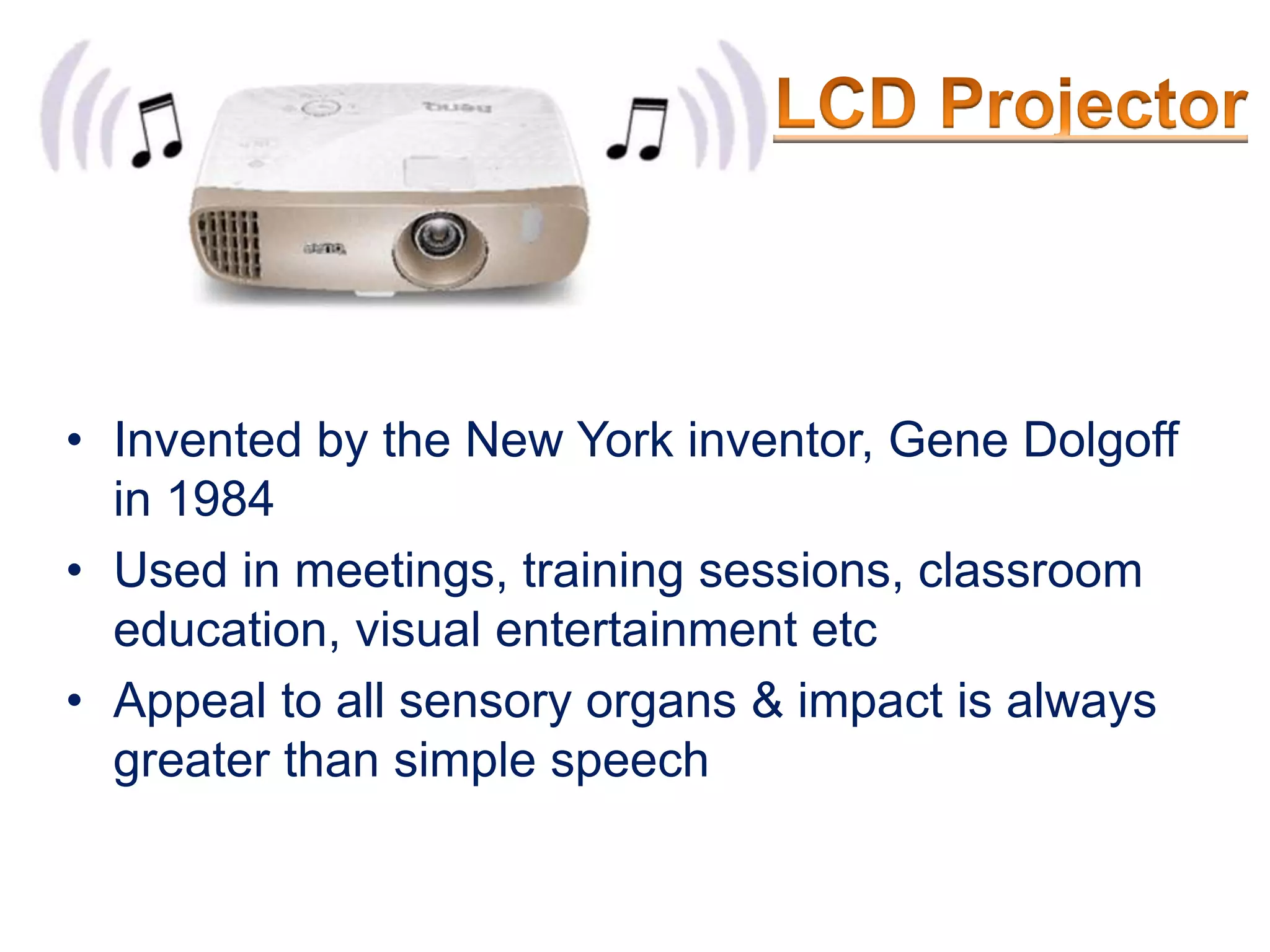 Projected Aids - AV Aids | PPTX | Cameras and Camcorders | Consumer ...