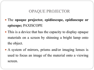 Projected aids | PPTX