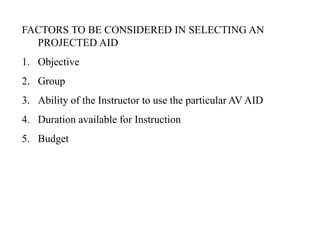 projected Aids.ppt