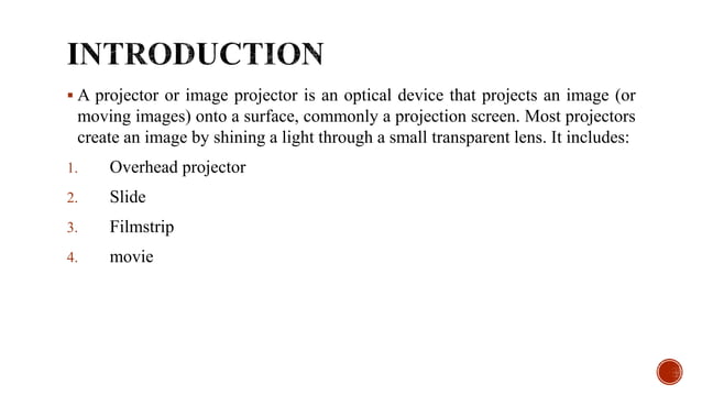 Projected audio and visual aids | PPTX | Cameras and Camcorders ...