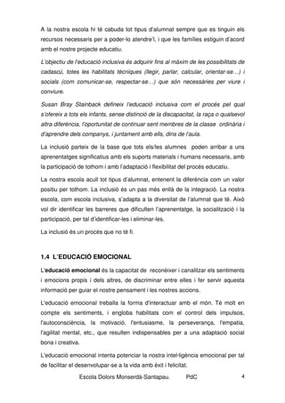 Projecte de convivència | PDF