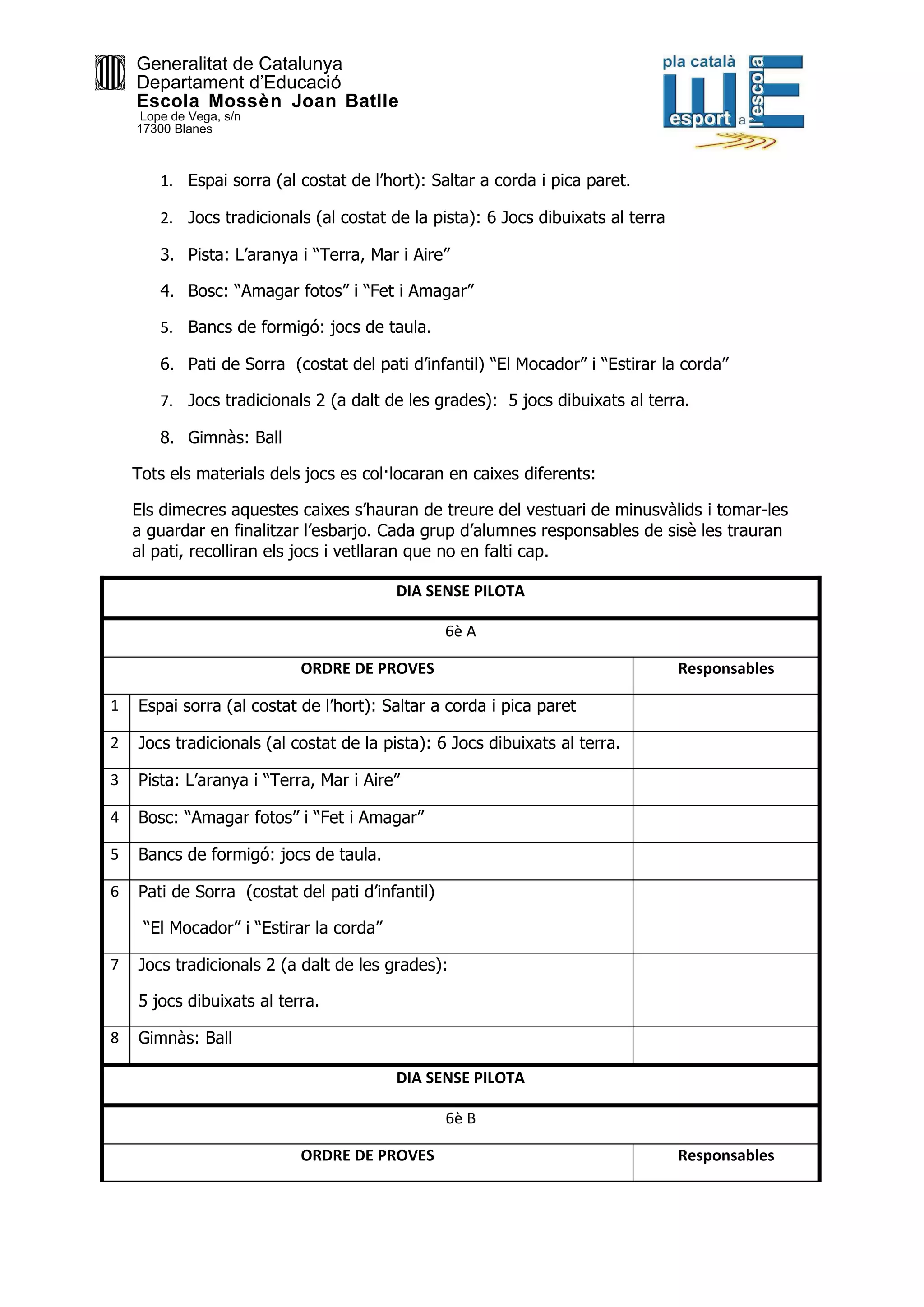 Projecte del pati | DOC