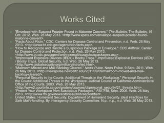 Workplace Security-Suspicious Package Protocol | PPTX