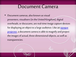 Projected materials | PPTX