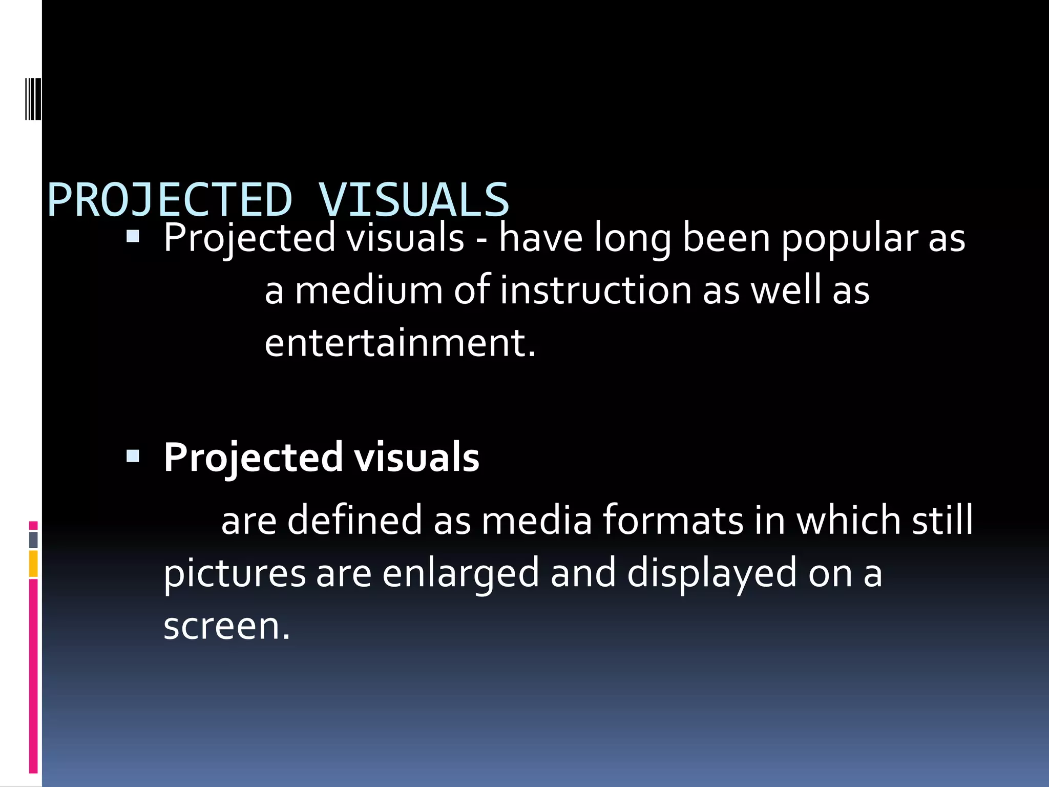 Projected visuals | PPTX