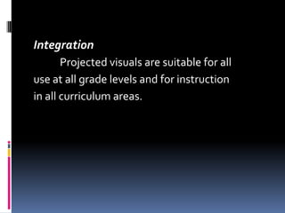 Projected visuals | PPTX