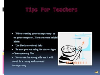 Projected Visuals In Teaching And Learning | PPT