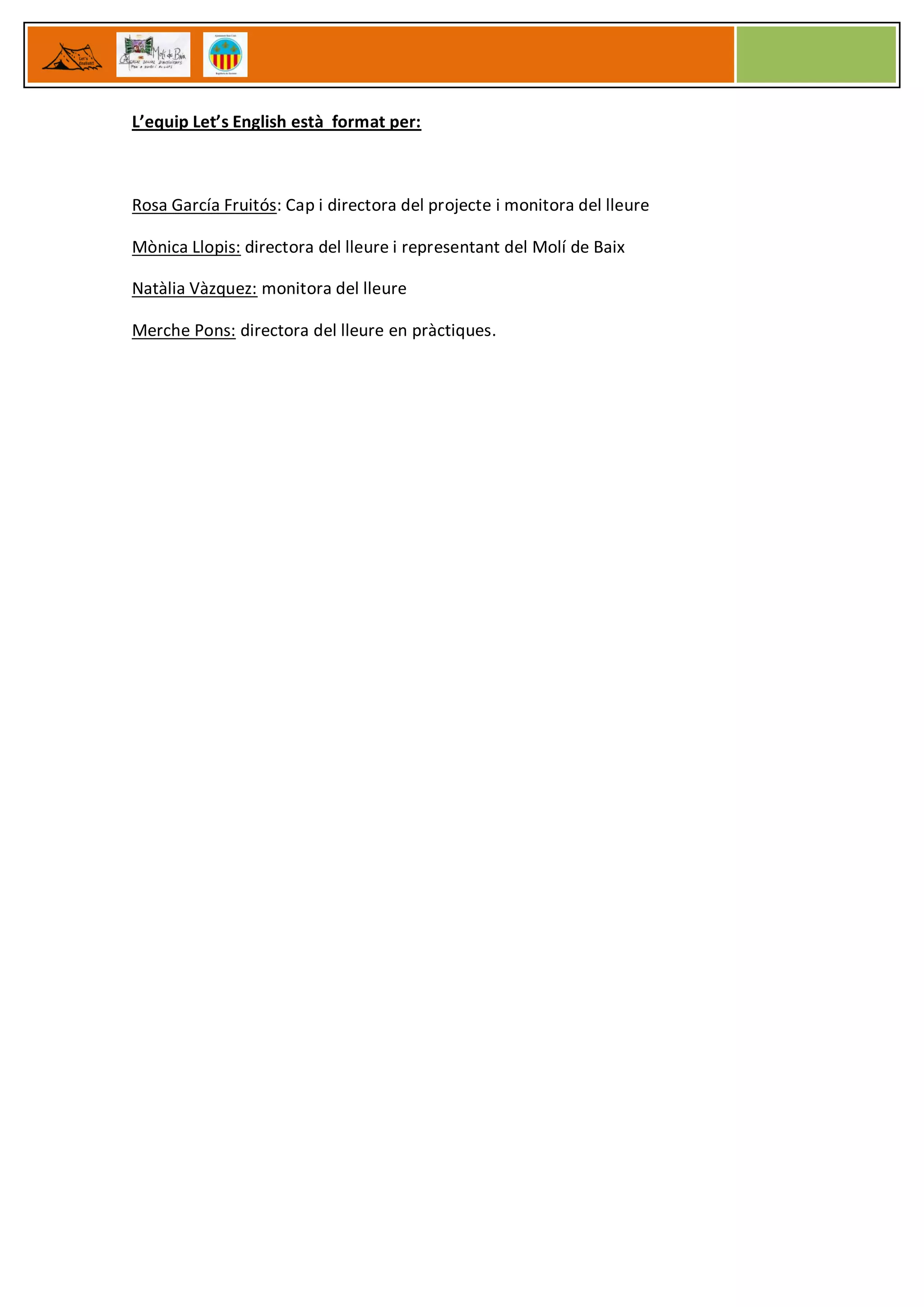 Projecte educatiu | PDF