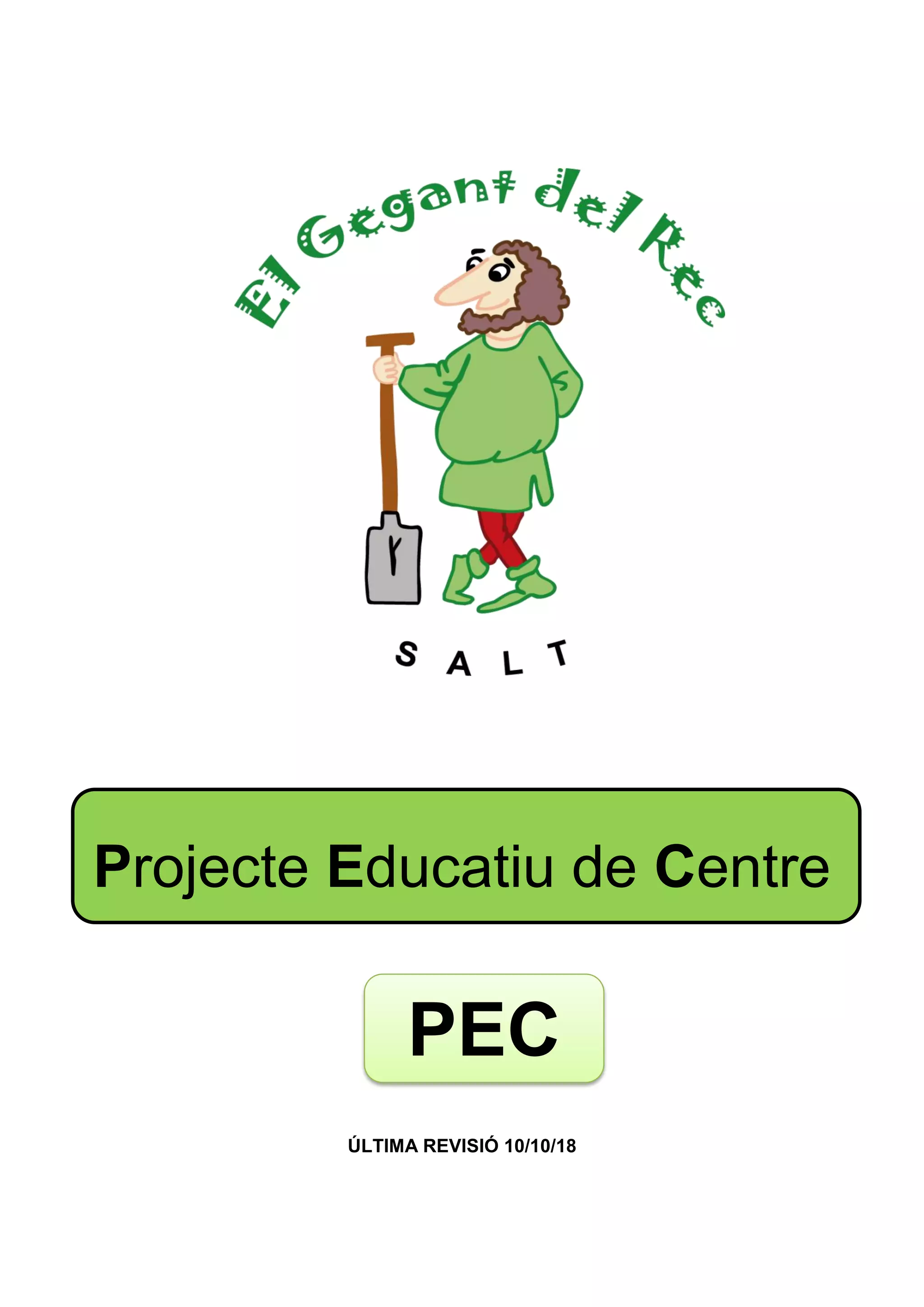 Projecte educatiu de centre 2019 | PDF