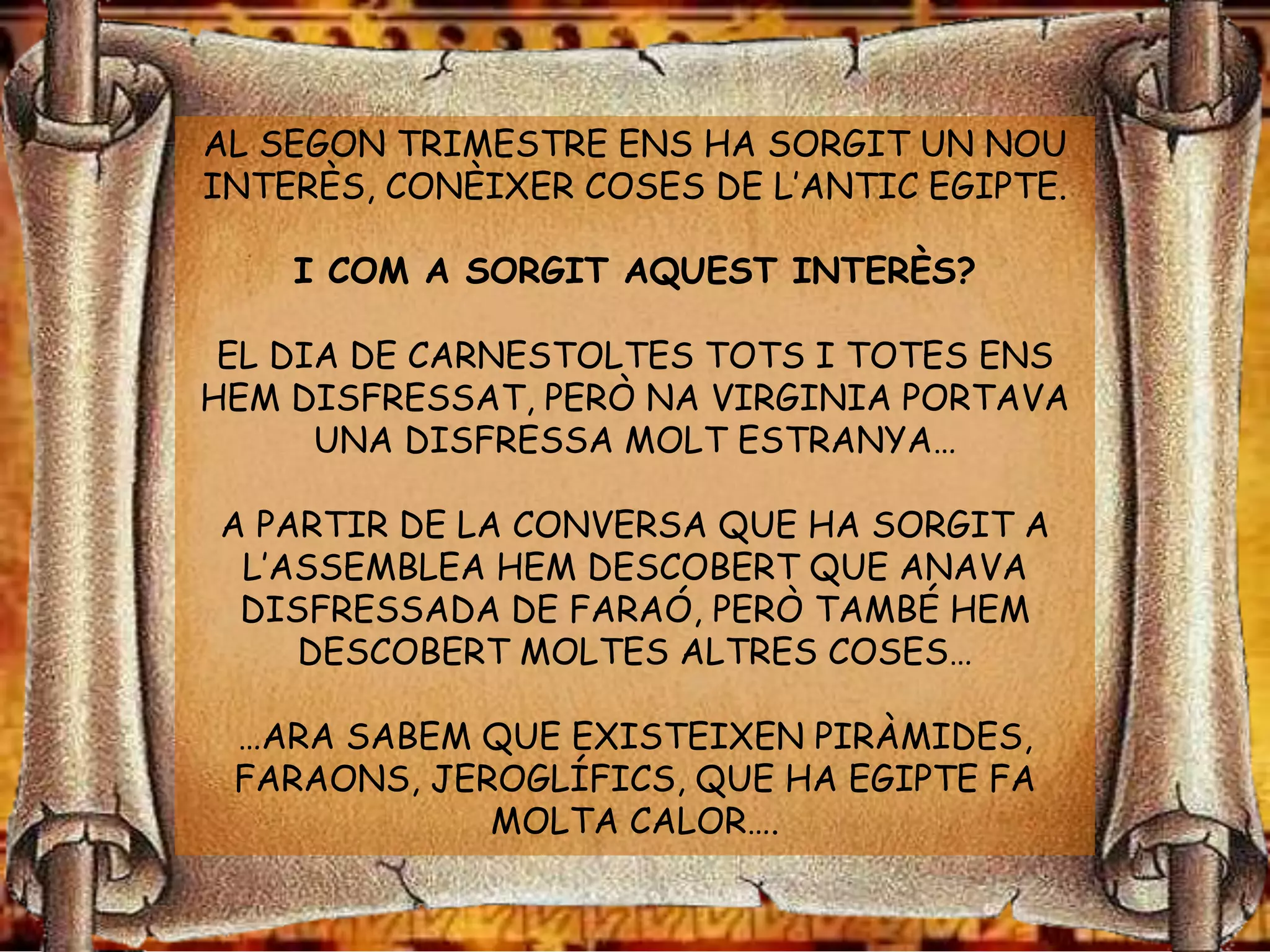 Projecte Antic Egipte | PPTX