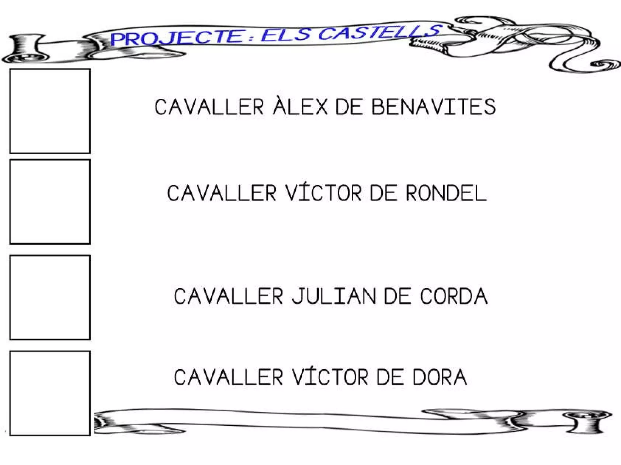 Projecte els castells | PPT