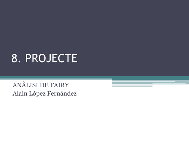 Projecte final 8 quimica | PPT