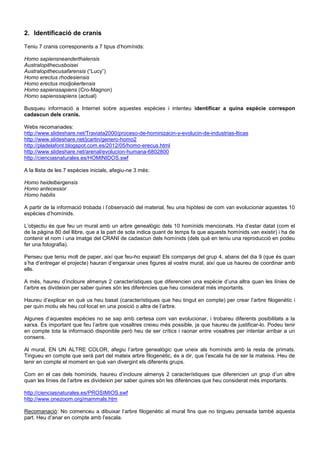 Projecte homínids | DOCX
