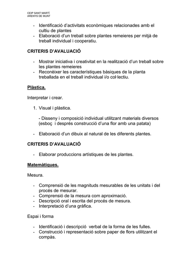 Projecte Interdisciplinari De 4t. | PDF