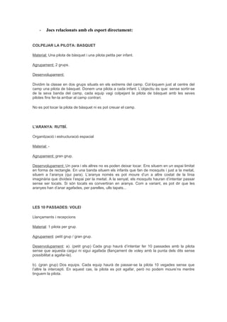 Projecte joc esport | PDF