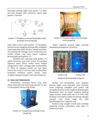 Prototipe Alat pengering Otomatis Berbasis Gerbang Logika | PDF