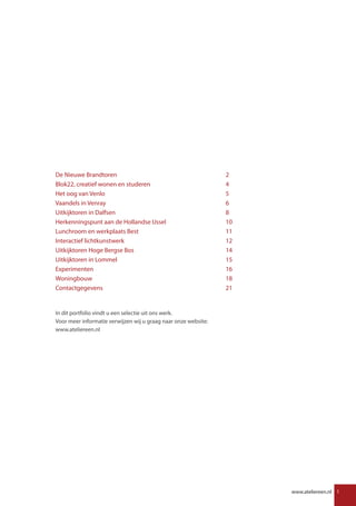 Projectenboek Ateliereen Architecten | PDF