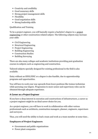 Project Engineer Job Description Sample Amp Template.pdf