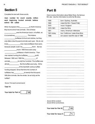 Project english _2_test_book | PDF