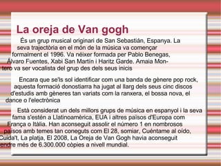 oreja de van gogh | ODP
