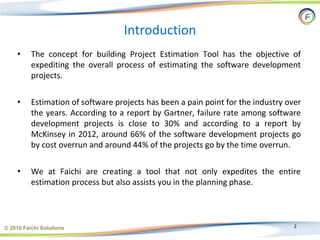 Project Estimation Tool | PDF | Web Development | Internet