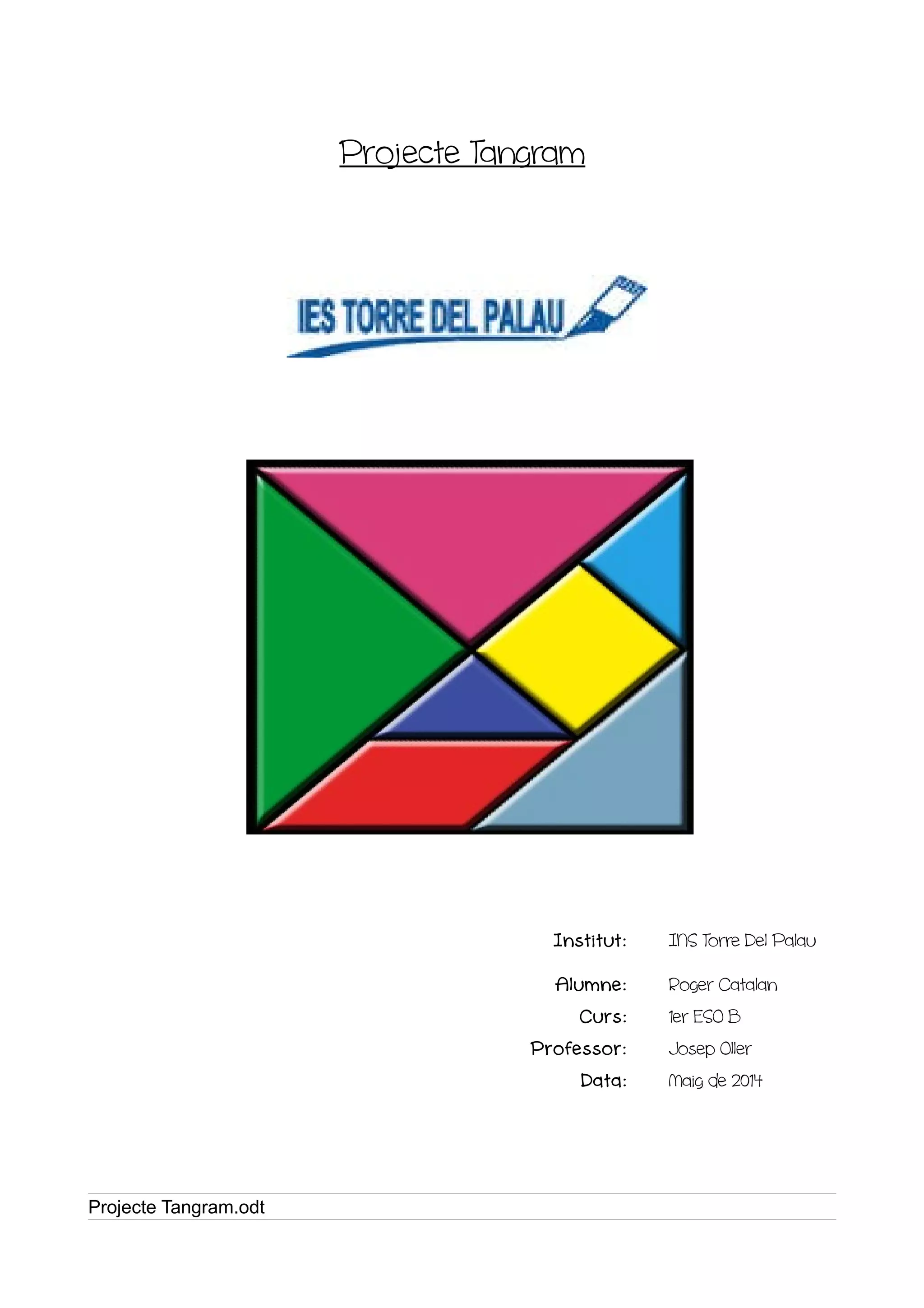 Proyecto de un Tangram | PDF