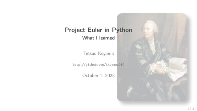 Project Euler in Python | PDF