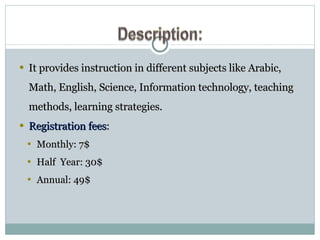 Evaluation An E Learning Website Ppt