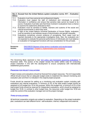 Project evaluation | PDF