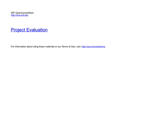 Project Evaluation Presentation for Students | PPT